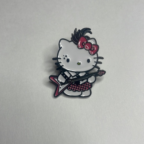 Sanrio | Jewelry | Hello Kitty Punk Rocker Enamel Pin | Poshmark